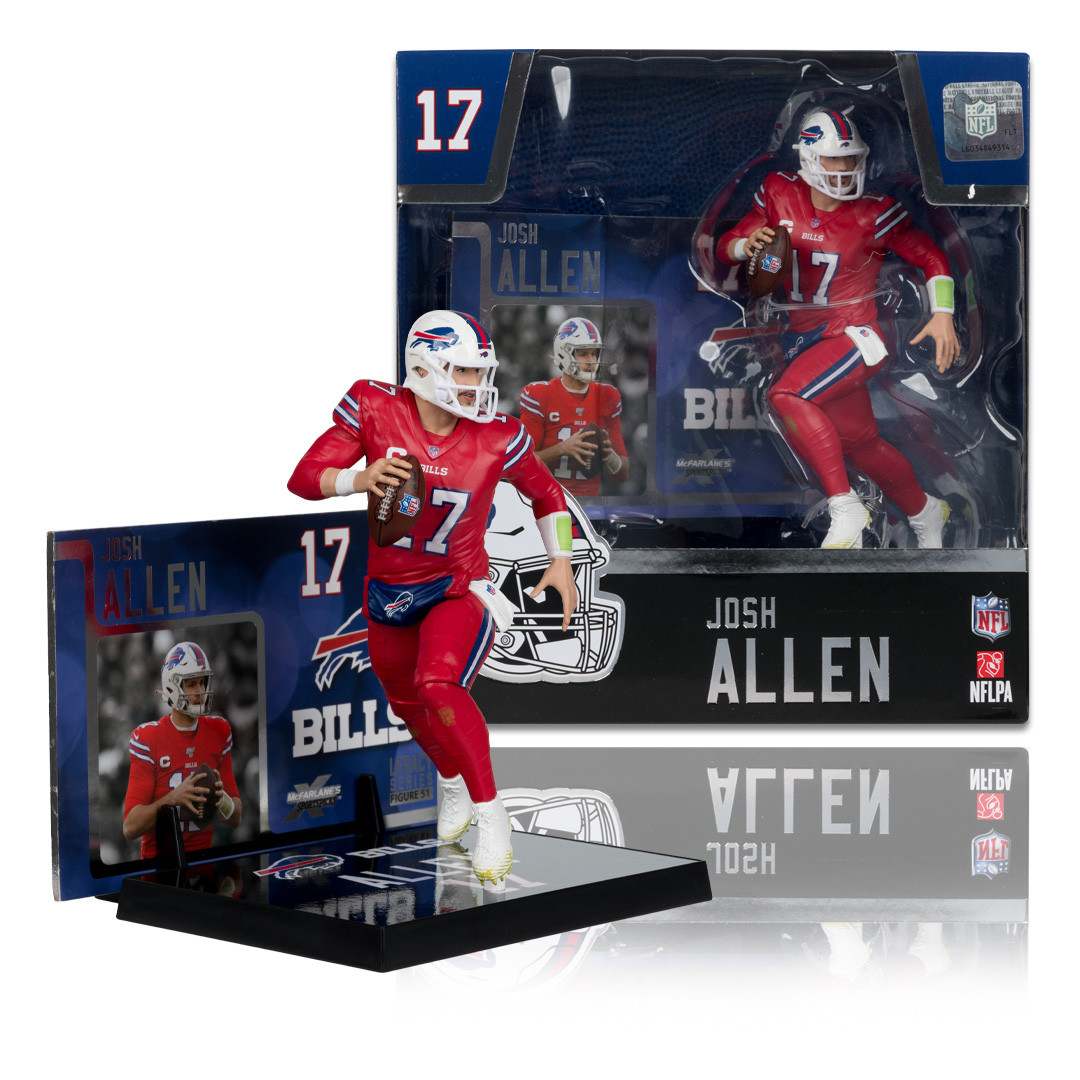 JOSH ALLEN RED MCFARLANE - BUFFALO BILLS NFL | WSC Sports